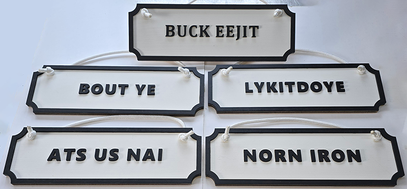 Norn Iron signs - Compfranon